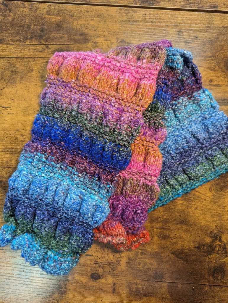 Beginner Knitting Project: Gathered Scarf – Cozy Craft Room and Studio